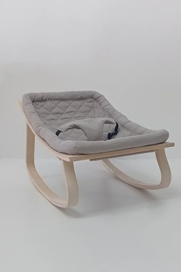 Natural Wooden Rocking Cradle – Babysharkcare